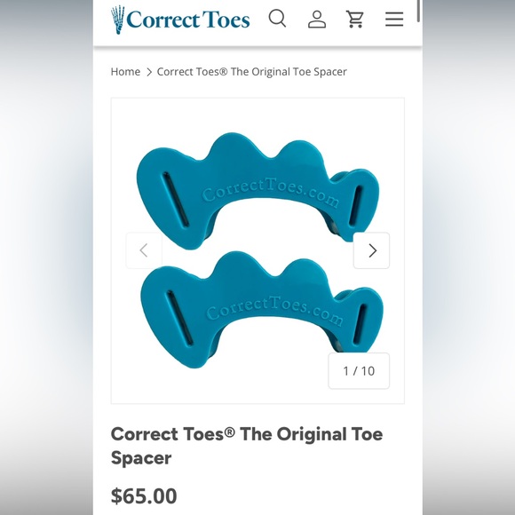 Correct Toes | Shoes | Large Correct Toes Toe Spacers | Poshmark